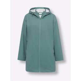 WITT Damen Regenjacke im Oversize-Schnitt, jade, Gr&ouml;&szlig;e 54