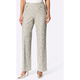 Marlene-Hose Lady, Damen, Gr. 19, Kurzgr&ouml;&szlig;en, schoko, 79% Polyester, 20% Baumwolle, 1% Elasthan, unifarben, Hosen