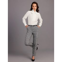 Schlupfbluse CREATION L PREMIUM, Damen, Gr. 44, ecru, 85% Modal, 15% Polyester, unifarben, V-Ausschnitt, Blusen Schlupfbluse