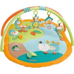 babyFEHN Spielbogen FEHN "Sleeping Forest, 3-D-Activity-Decke", bunt, Spielb&ouml;gen, Baby, Flauschstoff, Pl&uuml;sch, mit Krabbeldecke