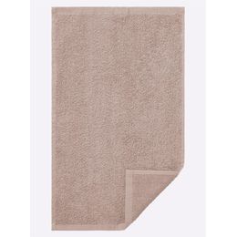 w&auml;schepur Handtuch W&Auml;SCHEPUR Gr. 4, beige, B:16cm L:22cm, 100% Baumwolle, Handt&uuml;cher