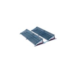 Flachdach-Aufst&auml;nderung &ndash; &bdquo;Flat-Flex&ldquo;-Set &ndash; f&uuml;r 2 x 2 PV-Module (hintereinander)