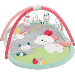 babyFEHN Spielbogen FEHN "Aiko & Yuki, 3-D-Activity-Decke", bunt, Spielb&ouml;gen, Baby, Pl&uuml;sch, mit Krabbeldecke