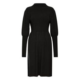Midikleid Fransa "Casual FRDEDINA", Damen, Gr. M, N-Gr, schwarz, Obermaterial: 72% Viskose CV. 28% Polyester PES., Kleider Midikleid