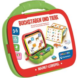 Lernspielzeug Clementoni "Lernbox - Buchstaben und Tiere", bunt, Lernspielzeug, Kinder, Kunststoff, Made in Europe