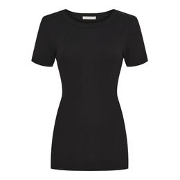 Kurzarmhemd SEAMLESS BASIC "Seamless Basic T-Shirt Classic Short Sleeve", Damen, Gr. L/XL, schwarz, Obermaterial: 100% Baumwolle, Hemden