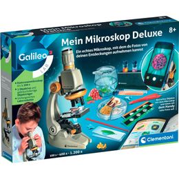 Experimentierkasten Clementoni "Galileo, Mein Mikroskop Deluxe", wei&szlig;, neutral, Experimentierk&auml;sten, Kinder