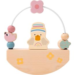 Motorikschleife Sterntaler "Edda Motorikwippe", bunt, Motorikspielzeug, BabyH:25cm L:19cm, Holz, H:25cm L:19cm