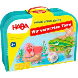 Spiel Haba "Meine ersten Spiele - Wir verarzten Tiere", bunt, Spiele, Kinder, Holz, Kunststoff, Papier, Pappe