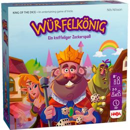 Spiel Haba "W&uuml;rfelk&ouml;nig", bunt, Spiele, Kinder, Holz, Pappe, Made in Germany