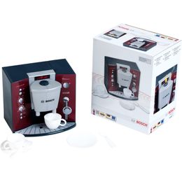 Kinder-Kaffeemaschine klein "Bosch Kaffeemaschine mit Sound & Espressoset", rot (rot, grau), Spielzeug-Haushaltsger&auml;te, KinderB:20cm H:17cm T:15cm, mit Soundfunktion, Made in Germany, B:20cm H:17cm T:15cm