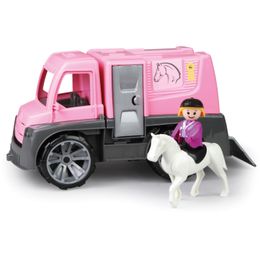 Spielzeug-Transporter LENA "Truxx, Pferdetransporter", rosa, Spielzeugfahrzeuge, KinderB:16cm H:16cm T:29cm, Kunststoff, Made in Europe, B:16cm H:16cm T:29cm