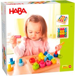 Steckspielzeug Haba "Farbkringel", bunt, Steckspielzeug, BabyB:19cm H:19cm, Holz, Made in Germany, B:19cm H:19cm
