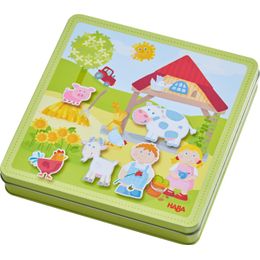 Spiel Haba "Magnetspiel-Box, Peters und Paulines Bauernhof", bunt, Spiele, KinderB:22cm H:4cm T:22cm, B:22cm H:4cm T:22cm