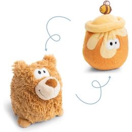 Kuscheltier Nici "Let Me Out, B&auml;r mit Wendefunktion, 15cm", braun, Pl&uuml;schfiguren, KinderB:12cm H:15cm L:11cm, Pl&uuml;sch, Polyester, Kuscheltier, 2in1 Wendepl&uuml;schtier, B:12cm H:15cm L:11cm