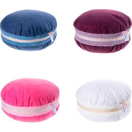 Dekokissen Heunec "Kuma, Macaro", wei&szlig; (pink, wei&szlig;, blau, lila, meliert), Dekokissen_Sitzkissen_Kissenh&uuml;llen, Kinder, 4 Stk., Polyester, meliert, Made in Germany, H:30cm