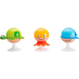 Rassel HAPE "Rasselset Saugnapf", bunt, Greifspielzeug, Baby, Holz, Kunststoff