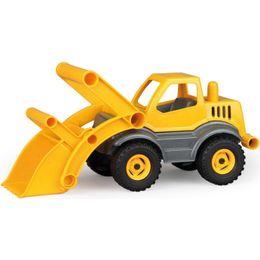 Spielzeug-Radlader LENA "Eco Actives Schaufellader", gelb, Spielzeugfahrzeuge, KinderB:14cm H:16cm T:33cm, Kunststoff, Made in Europe, B:14cm H:16cm T:33cm