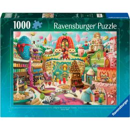Puzzle Ravensburger "Sweet Street", bunt, Puzzles, KinderB:70cm H:50cm, Pappe, Made in Germany, B:70cm H:50cm