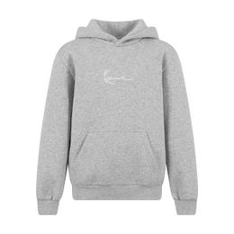 Kapuzensweatshirt Karl Kani "Karl Kani Small Signature Essential Hoodie Junior", M&auml;dchen, Gr. 122/128, grau, 70% Baumwolle, 30% Polyester, Sweatshirts