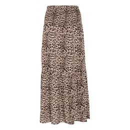 Midirock Cream "Casual CRTIAH", Damen, Gr. 44, beige (animal neutral), Obermaterial: 100% Viskose CV., R&ouml;cke
