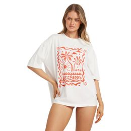 Oversize-Shirt Billabong, Damen, Gr. S, wei&szlig;, Obermaterial:100% Baumwolle., Shirts