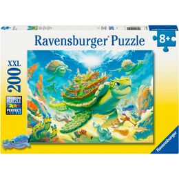 Puzzle Ravensburger "Magische Tiefsee", bunt, Puzzles, KinderB:49,3cm H:36,2cm, Pappe, XXL; Made in Germany, B:49,3cm H:36,2cm