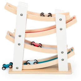 Kugelbahn Small Foot "Rennbahn Klassik", bunt, Kugelbahnen, BabyB:10cm H:27cm T:25cm, Holz, B:10cm H:27cm T:25cm