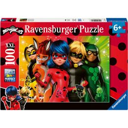 Puzzle Ravensburger "Ladybug en mission", bunt, Puzzles, KinderB:49cm H:36cm, Pappe, Made in Germany, B:49cm H:36cm