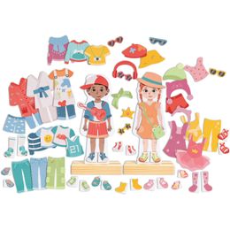 Konturenpuzzle HAPE "Magnetisches Anzieh-Puzzle", bunt, Puzzles, KinderB:30,6cm T:4,2cm, Holz, Metall, B:30,6cm T:4,2cm