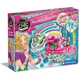 Kreativset Clementoni "Crazy Chic, Trendige Perlenarmb&auml;nder", bunt, Kreativsets, KinderB:21cm H:5cm T:26cm, Kunststoff, Auch als Geschenk verwendbar; Made in Europe, B:21cm H:5cm T:26cm