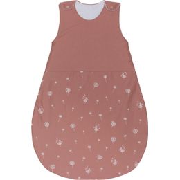 Babyschlafsack fillikid "wattiert, rund, TOG 2,5", Baby, Gr. 60, pusteblume, Obermaterial: 100% Baumwolle, Schlafs&auml;cke, f&uuml;r das ganze Jahr und Raumtemperaturen von 15-21C