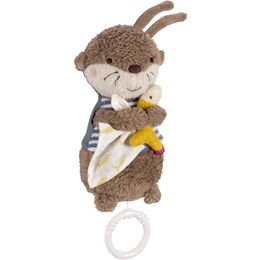 babyFEHN Spieluhr FEHN "Otter Theo, Mini-Spieluhr Otter", braun, Spieluhren, BabyB:10cm H:20cm, B:10cm H:20cm