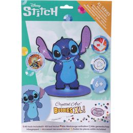 Kreativset CRAFT Buddy "Crystal Art, Buddies XL, Stitch", bunt, Kreativsets, KinderH:25cm, mit Holzst&auml;nder, H:25cm
