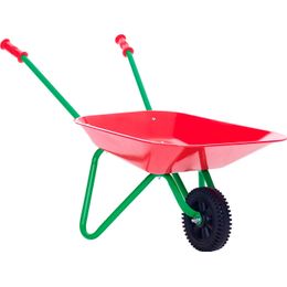 Schubkarre Happy People "aus Metall", rot, Schubkarren, KinderB:79,5cm H:42cm T:43cm, Metall, f&uuml;r Kinder, B:79,5cm H:42cm T:43cm