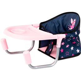 Puppenm&ouml;bel BAYER "Puppentischsitz", fee blau, rosa, Puppenm&ouml;bel, KinderB:23,5cm H:24,5cm T:39cm, Kunststoff, Metall, Polyester, B:23,5cm H:24,5cm T:39cm