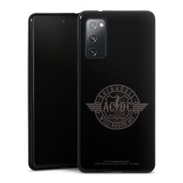DeinDesign Galaxy S20 FE 5G Handy Silikon H&uuml;lle Case schwarz Handyh&uuml;lle Acdc Merchandise Rock