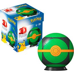 3D-Puzzle Ravensburger "Pok&eacute;mon Finsterball", bunt, Puzzles, Kinder&Oslash;:7,5cm, Kunststoff, Made in Europe, &Oslash;:7,5cm