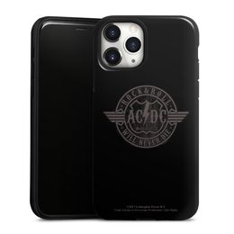 DeinDesign iPhone 11 Pro Handy Panzer Handyh&uuml;lle robuste Outdoor H&uuml;lle Schutzh&uuml;lle gl&auml;nzend Rock Acdc Merchandise Tough Case