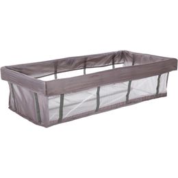 Baby-Reisebett fillikid "Einhang f&uuml;r Reisebett", Baby, Gr. B/H/L: 60cm x 120cm, kein H&auml;rtegrad, grau, Polyester, uni, Babybetten, inklusive praktischer Tragetasche
