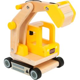 Spielzeug-Bagger Small Foot "Schaufelbagger", bunt, Spielzeugfahrzeuge, KinderB:11cm H:24cm T:14cm, Holz, B:11cm H:24cm T:14cm