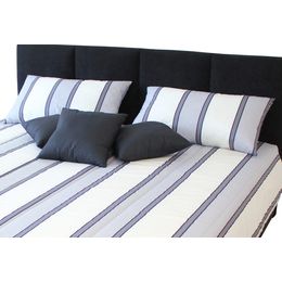 Dekokissen, grau (grau, gemustert), B:40cm L:80cm, Polyester, Westfalia Schlafkomfort, Dekokissen_Sitzkissen_Kissenh&uuml;llen, (2 Stck.)