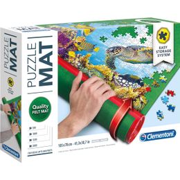 Puzzleunterlage Clementoni "Puzzle Mat", gr&uuml;n, Puzzleorganizer, KinderB:105cm H:78cm, zum Rollen, B:105cm H:78cm