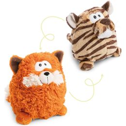 Kuscheltier Nici "Let Me Out, Fuchs mit Wendefunktion, 15cm", orange, Pl&uuml;schfiguren, KinderB:12cm H:15cm L:11cm, Pl&uuml;sch, Polyester, Kuscheltier, 2in1 Wendepl&uuml;schtier, B:12cm H:15cm L:11cm