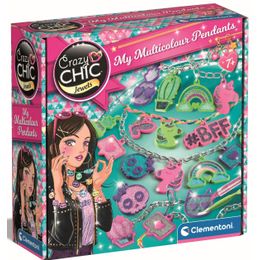 Kreativset Clementoni "Crazy Chic, Meine bunten Anh&auml;nger", bunt, Kreativsets, Kinder