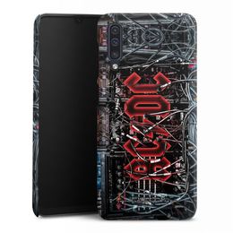 DeinDesign Galaxy A50 Handy Premium Case Smartphone Handyh&uuml;lle Schutzh&uuml;lle matt Merchandise Acdc Official Licensed Product Premium Case