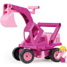 Spielzeug-Bagger LENA "Prinzessin von Hohenzollern, Princess", rosa (rosa, pink), Spielzeugfahrzeuge, KinderB:14cm H:19cm T:35cm, Kunststoff, Made in Europe, B:14cm H:19cm T:35cm