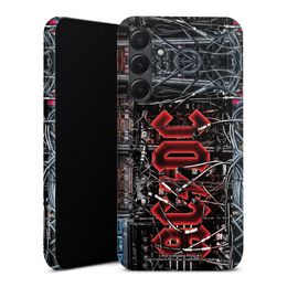 DeinDesign Galaxy A35 5G Handy Premium Case Smartphone Handyh&uuml;lle Schutzh&uuml;lle matt Merchandise Acdc Official Licensed Product Premium Case