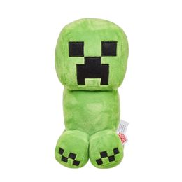Pl&uuml;schfigur Mattel "Minecraft 8" Basic Plush Creeper", gr&uuml;n (bunt), Pl&uuml;schfiguren, KinderH:21cm, H:21cm