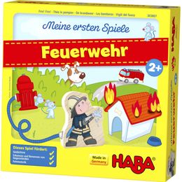 Spiel Haba "Meine ersten Spiele - Feuerwehr", bunt, Spiele, Kinder, Holz, Pappe, Made in Germany